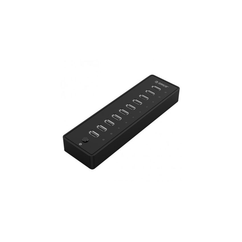 ORICO 10 PORTS USB2.0 HUB W/ POWER 12V 2.5A P10-U2 โอริโก้ ยูเอสบีฮับ ...