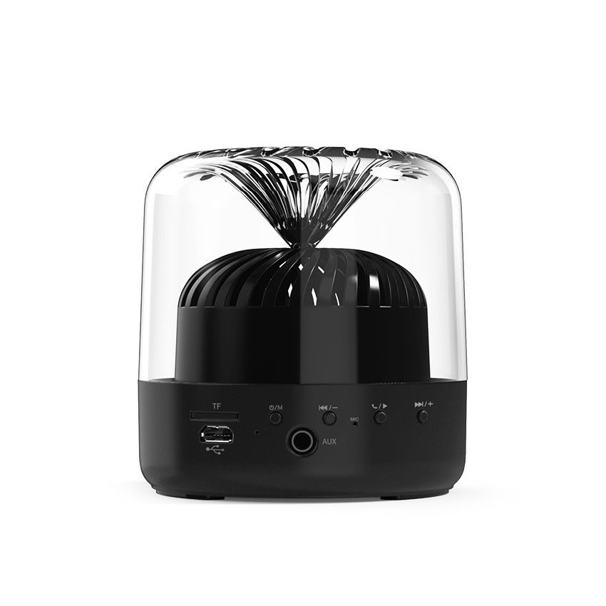 BS6 Transparent Bluetooth Speaker Black